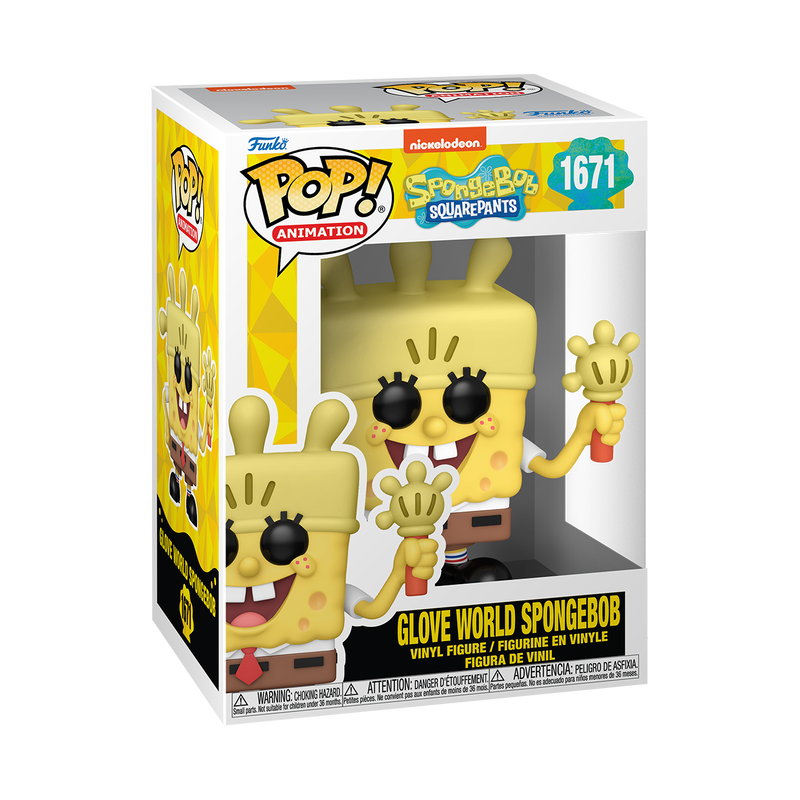 Funko Pop! Nickelodeon SpongeBob ( Bob Sponja ) Glove World SpongeBob