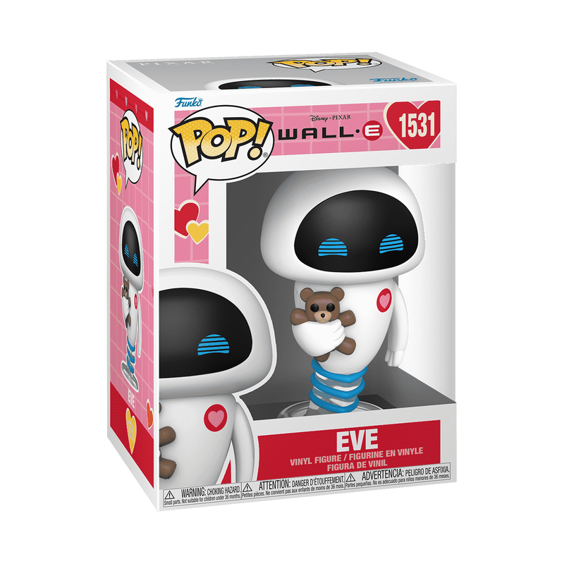 Funko Pop! Pixar Eve with teddy bear (valentine)