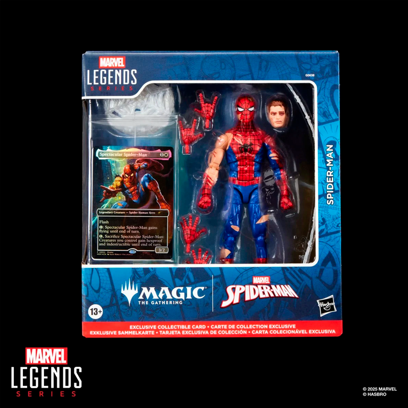 Spider-Man Marvel Legends Magic: The Gathering Battle-Damaged Spider ...