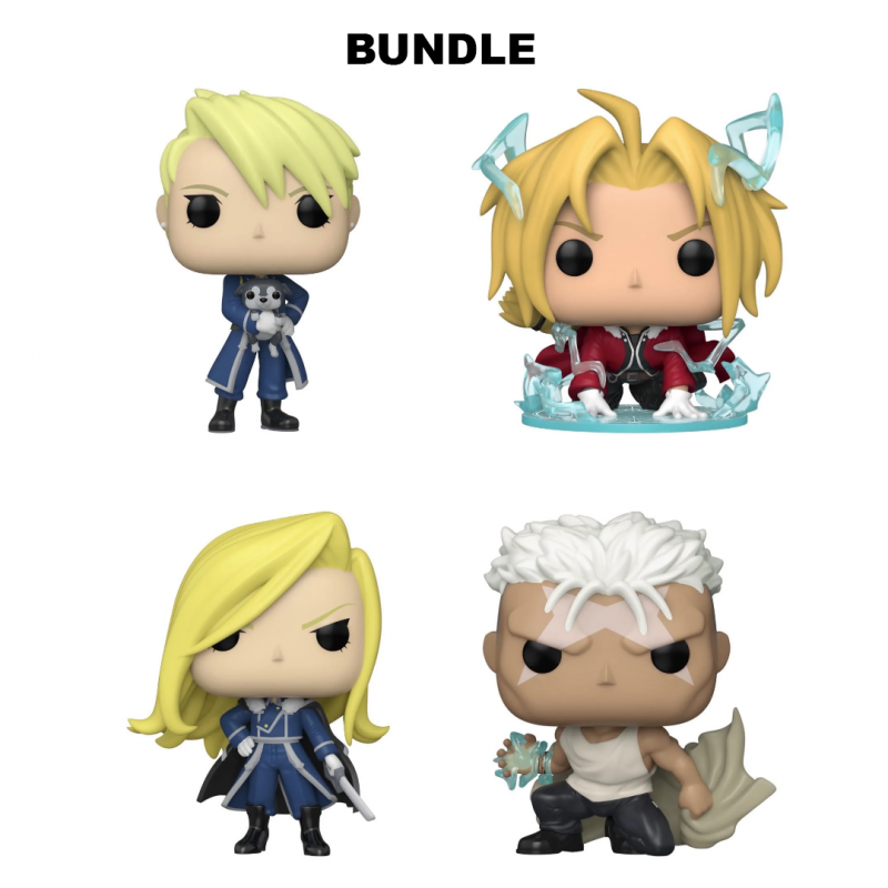 BUNDLE - FUNKO POP Fullmetal Alchemist: Brotherhood